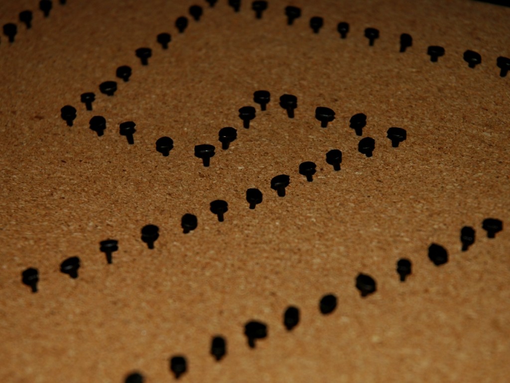 Blogtoberfest12 – Day 2/Make 2: Corkboard (string) art – Louisa Parry